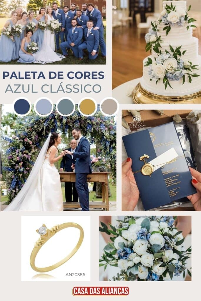 Paletas de cores para casamento: +15 ideias para 2025